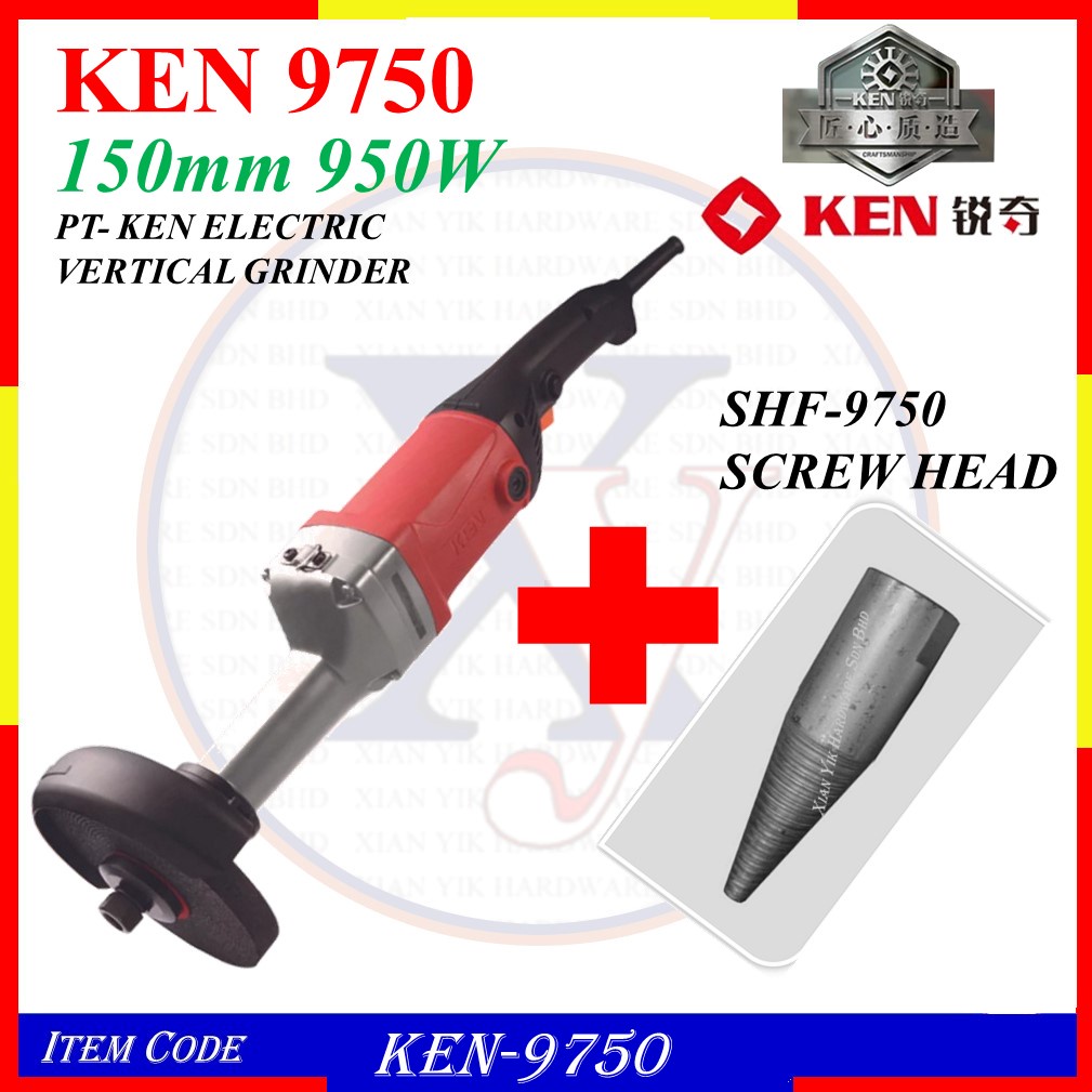 KEN-9750 | KEN 9750 VERTICAL GRINDER 150mm 950W | KEN POWER TOOLS ( SET ...