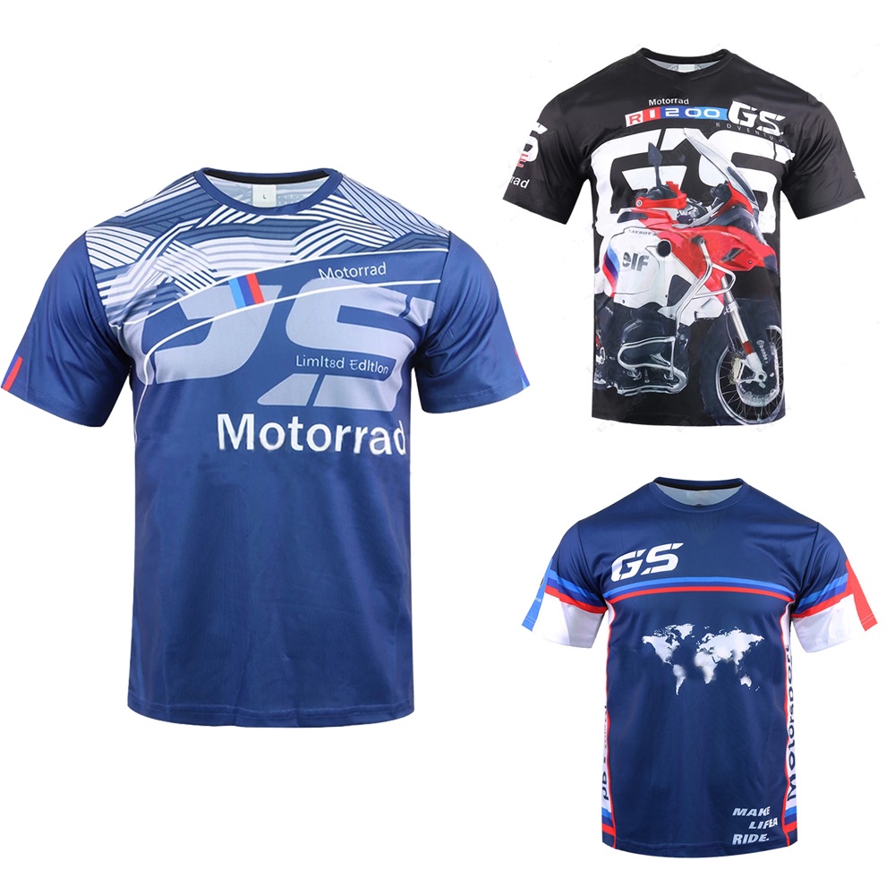 Oversized T Shirt Motorrad For BMW R1200 GS ADVENTURE Men's Quick Dry ...