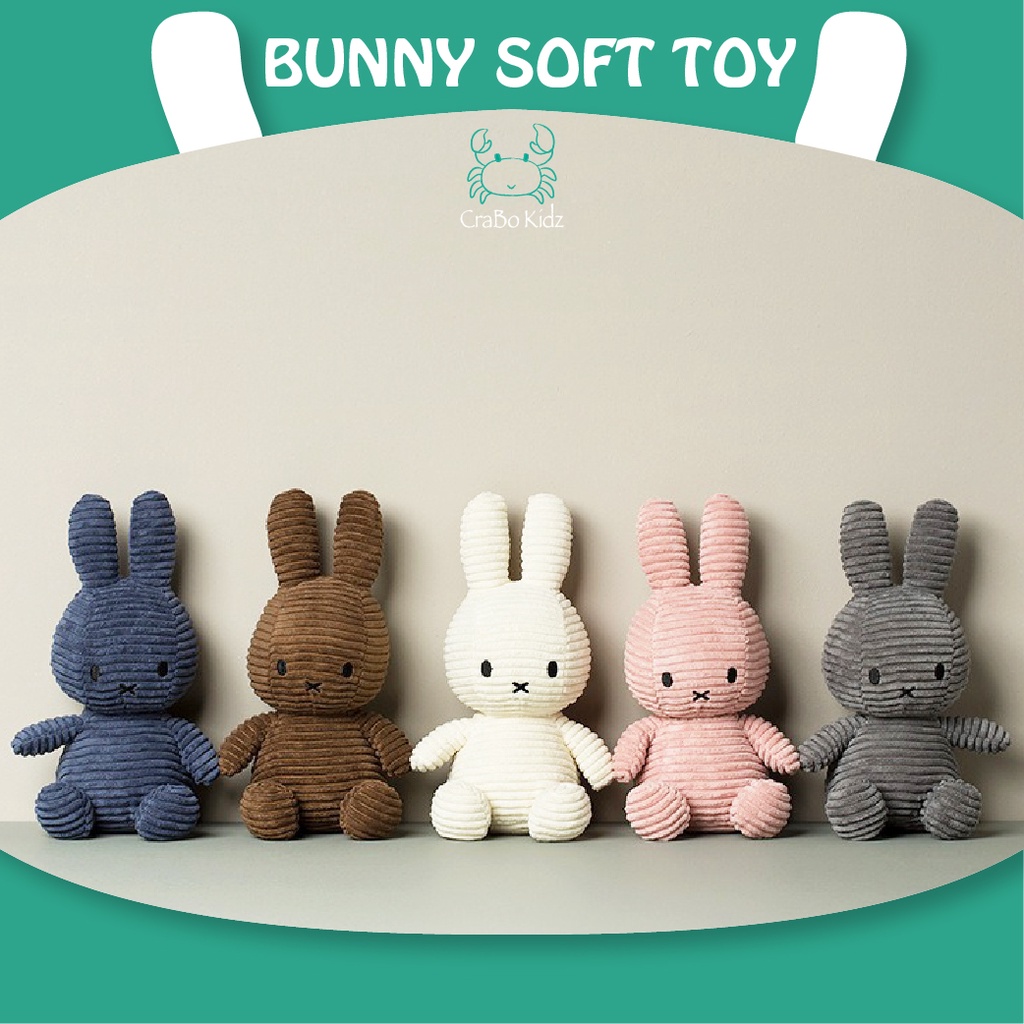 Crabo Kidz Miffy Rabbit Plush Toy Bunny Soft Toy 兔子毛绒公仔 | Shopee Malaysia
