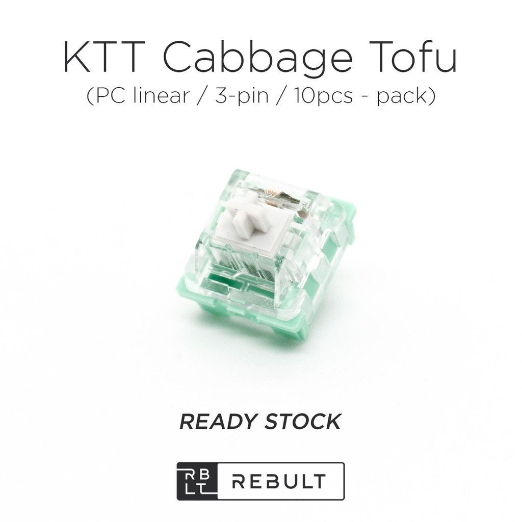 KTT Cabbage Tofu (10-pack) Mechanical Switch For Mechanical Keyboards ...