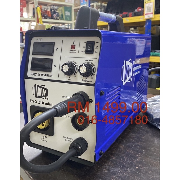 WIM mini Mig welding machine Evo210A set (without Gas Cylinder ...
