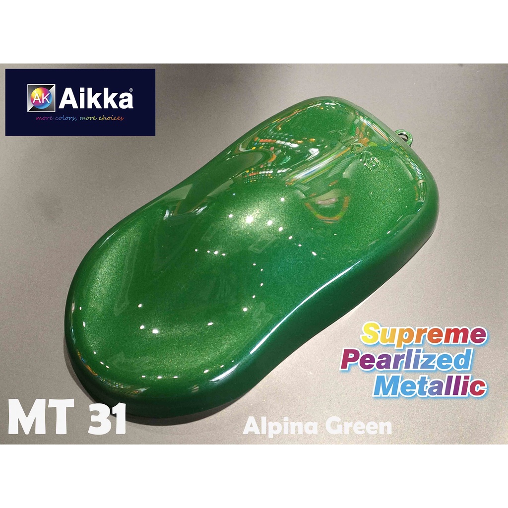 Aikka Supreme Metallic MT31 ALPINA GREEN Cat Kereta Motor Cat Bancuh ...