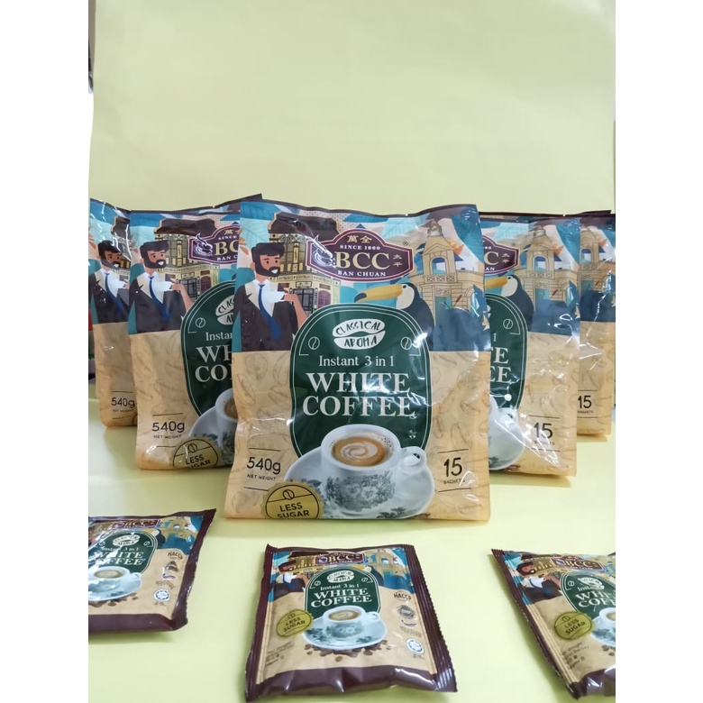 5 x BCC 3 IN 1 WHITE COFFEE (15schts x 36gm) | Shopee Malaysia