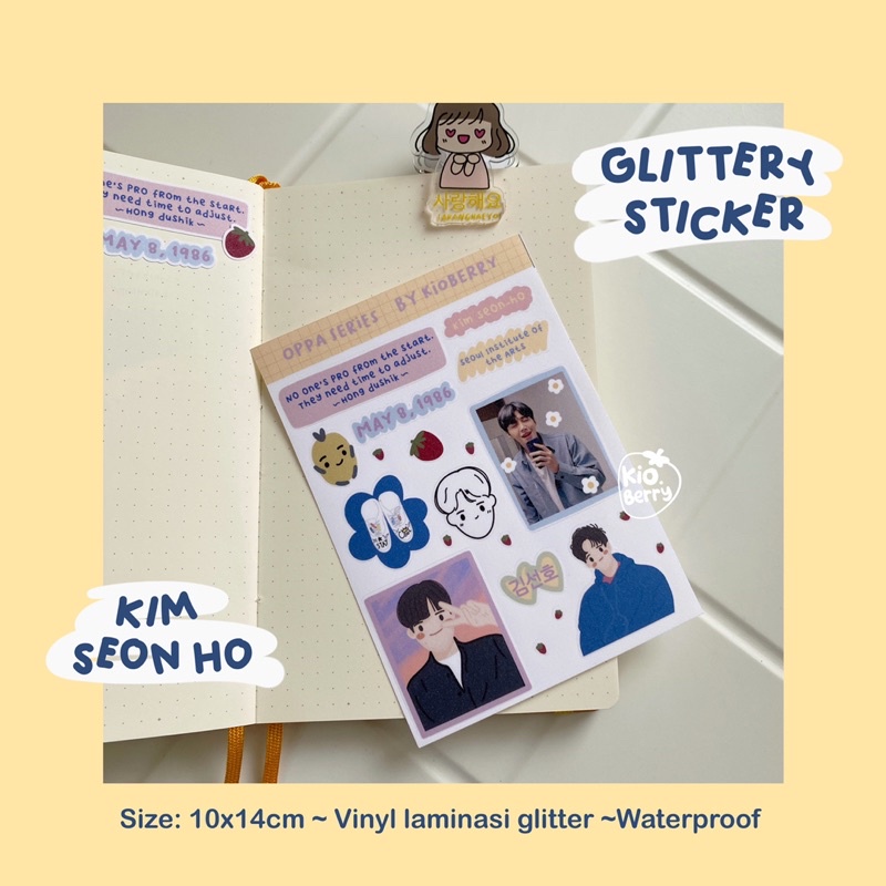 Glitter STICKER ~ oppa series / Korean actor / drakor / bias | Shopee ...