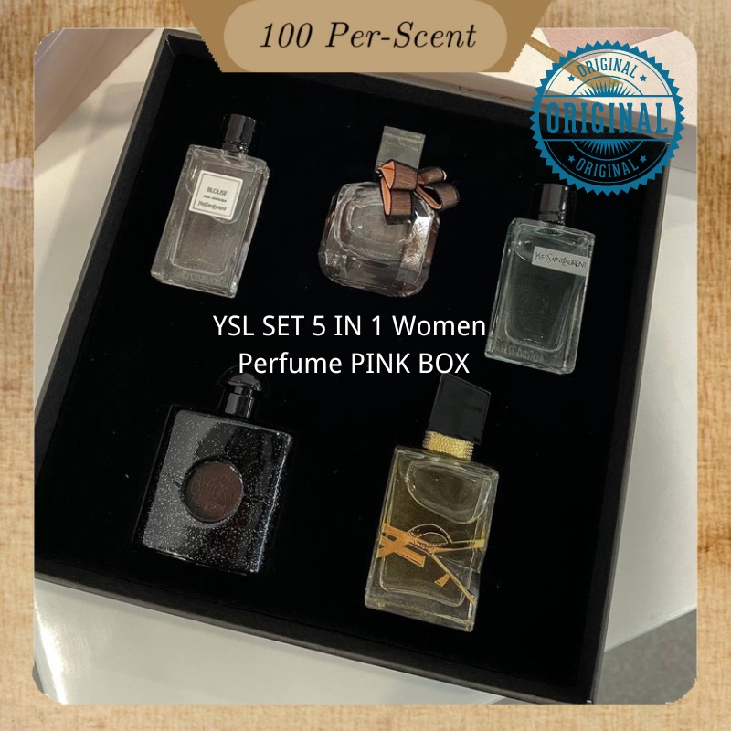 YSL SET 5 IN 1 PINK BOX (5 X 7.5ML ) | Shopee Malaysia