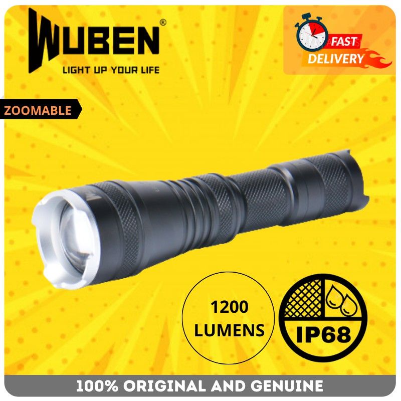 Original Wuben L60 flashlight | Shopee Malaysia