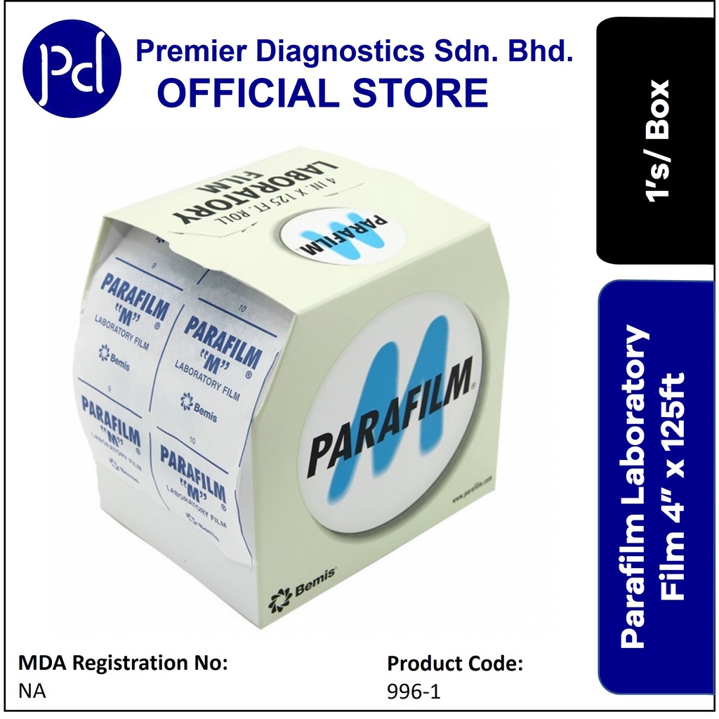 [STOCK CLEARANCE] PARAFILM Laboratory Film (4''x125ft/box) | Shopee ...