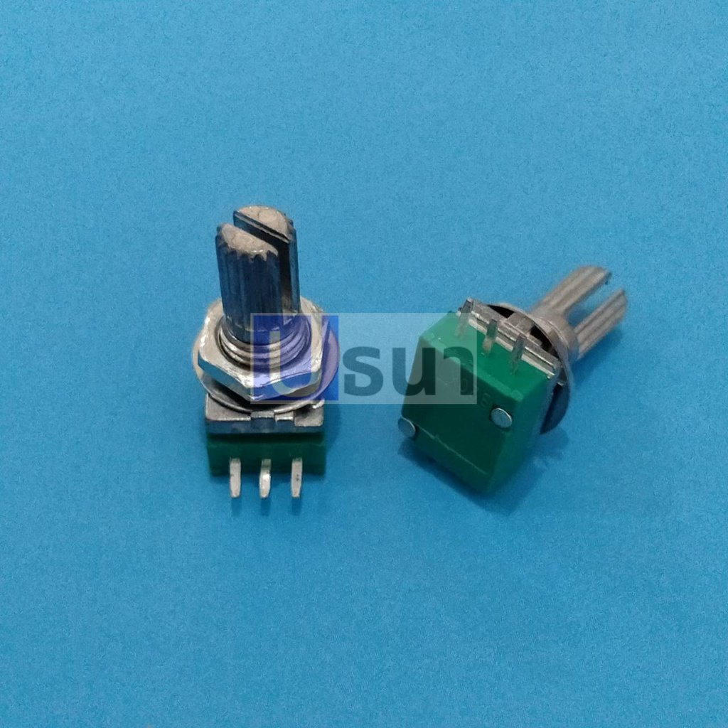 Potentiometer 3 Pin Volume VR 3 Resistor B5K To B500K 3 Green (1 Unit ...