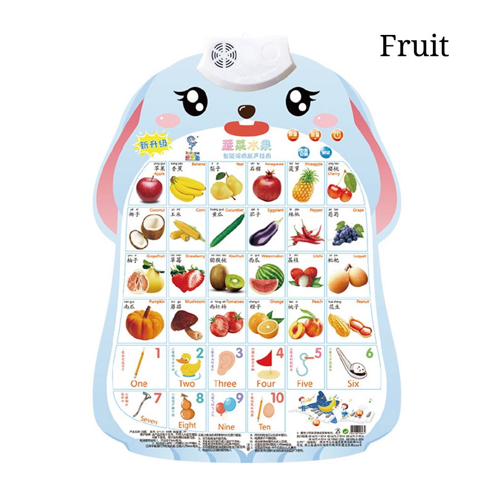 Bella Sound Electronic Wall Hanging Chart Baby Learning Machine Early ...