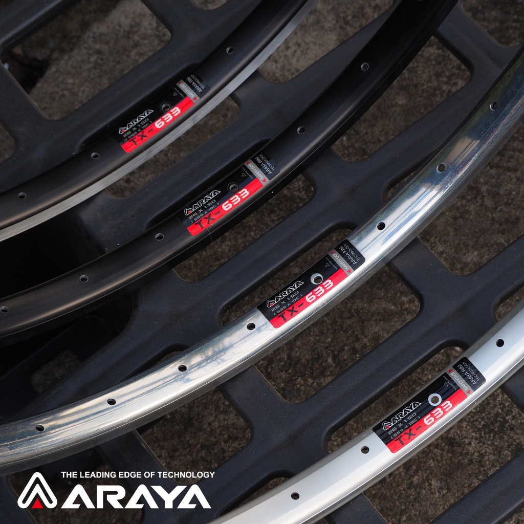 Bicycle Rim 26inch Araya TX-633 Double Layer High Quality | Shopee Malaysia