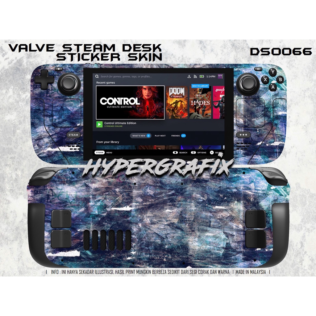 Steam Deck Sticker Skin 0066 | Shopee Malaysia