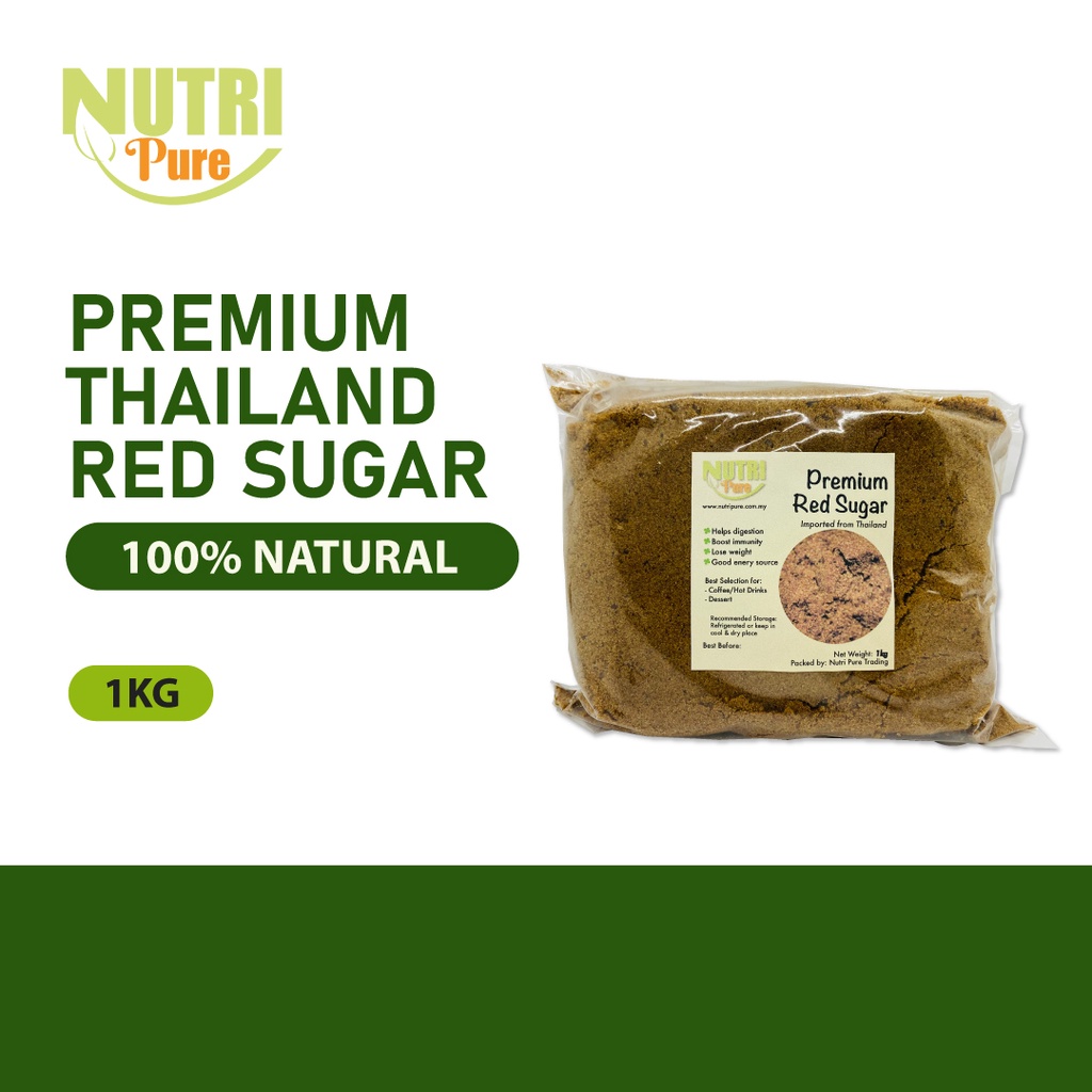 Premium Thailand Red Sugar Brown Sugar Gula Merah Gula Perang 黄糖 红糖 ...