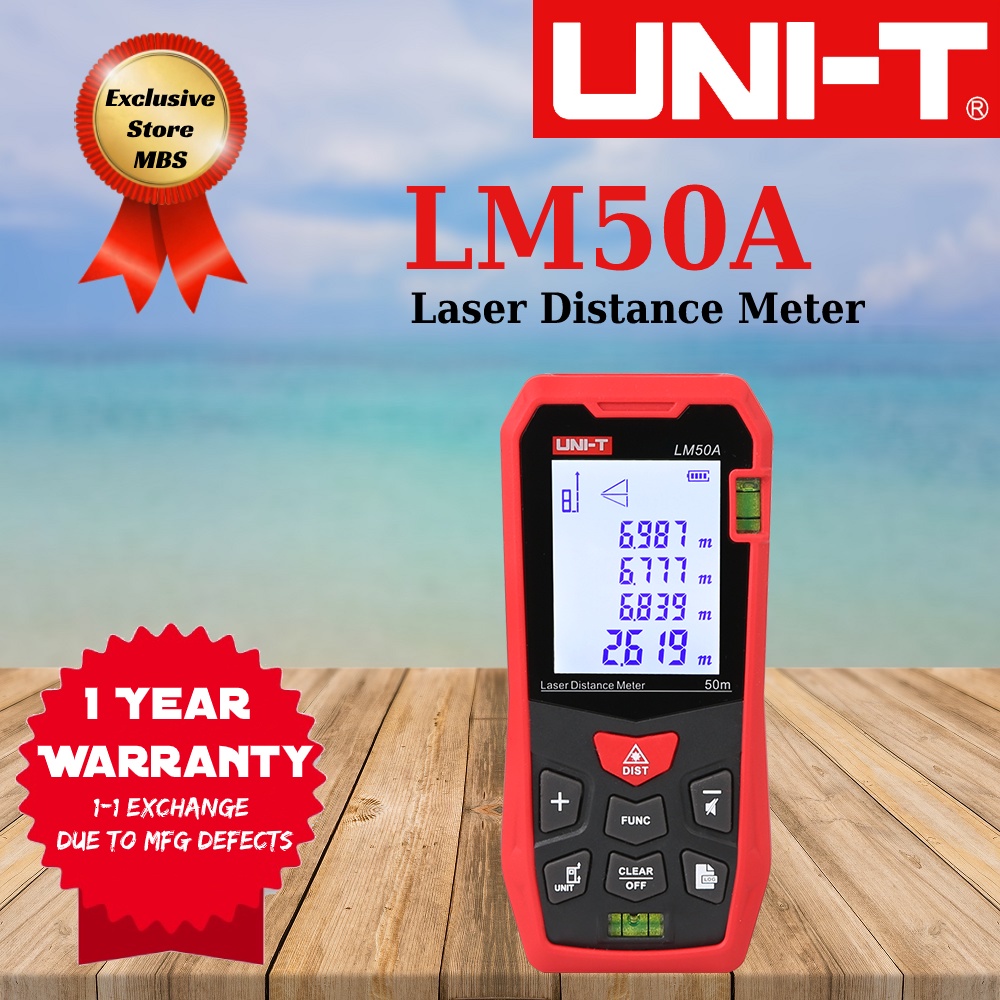 UNI-T LM50A LM70A LM100A LM120A Laser Distance Meter | Shopee Malaysia