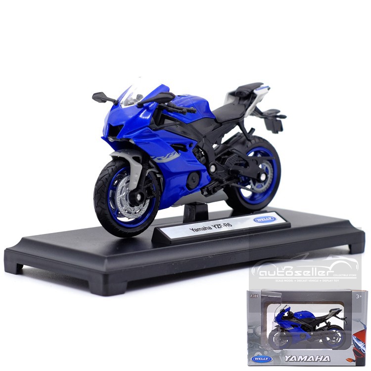 2020 Yamaha YZF-R6 (1:18) Die cast Metal Display Motorcycle Collection ...