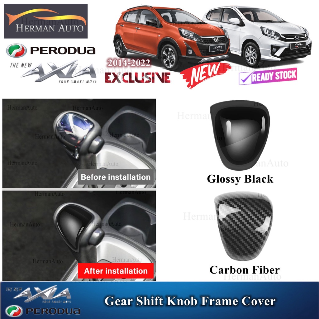 HermanAuto Perodua Axia Style 2014-2022 Axia SE Gxtra Gear Shift Knob ...