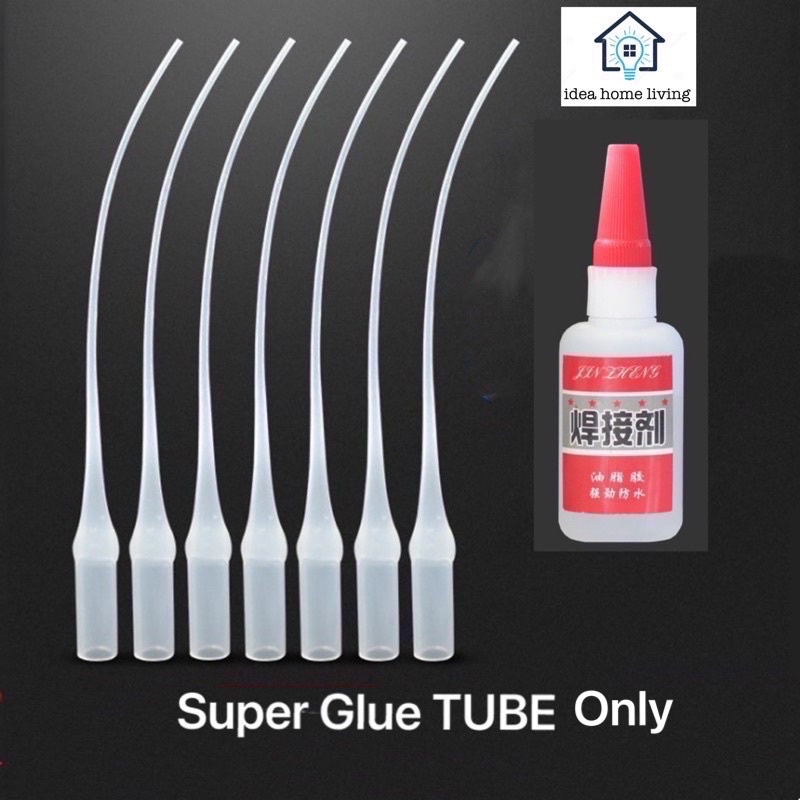 10pcs instant Super glue dropping tube Nozzle Adhesive ool Tube Bottle ...