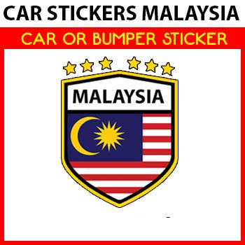 Car Sticker / Bumper Sticker / Motor Sticker - Malaysia Star MERDEKA ...