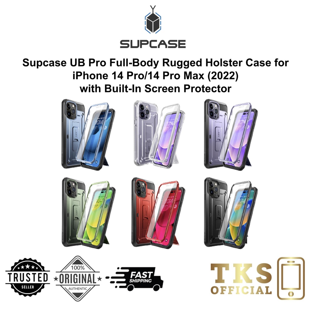 Supcase UB Pro Full-Body Rugged Holster Case for iPhone 14 Pro/14 Pro ...