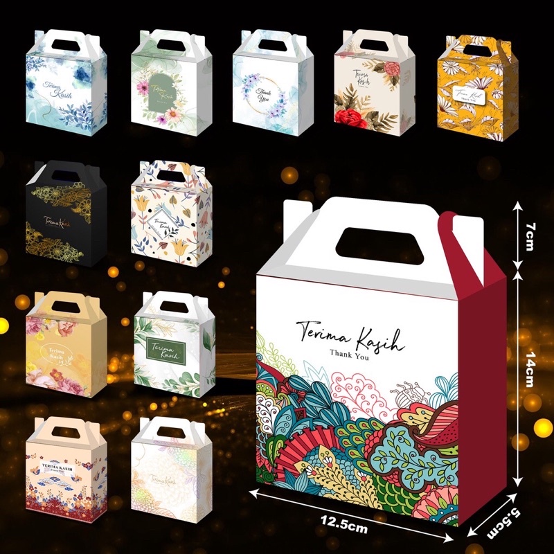 Doorgift Box 50pcs | Wedding Box | Goodies Box | Kotak Kahwin | Gift ...