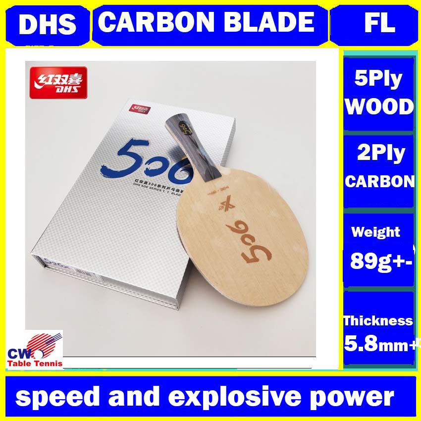DHS SKYLINE 506X ALC Carbon BLADE TABLE TENNIS Bat PING PONG Kayu Ping ...