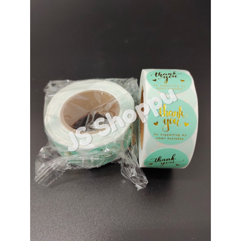 Thank You / TQ Sticker / Sticker / Craft Paper Sticker (500pcs±/roll ...