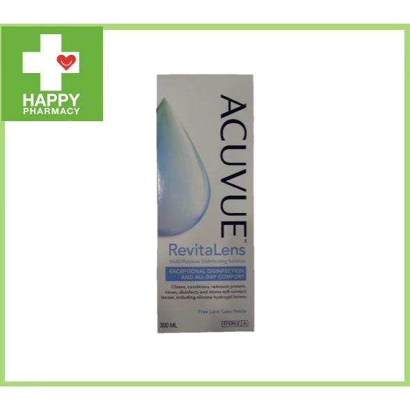 ACUVUE RevitaLens Multi-Purpose Disinfecting Solution 300ml | Shopee ...