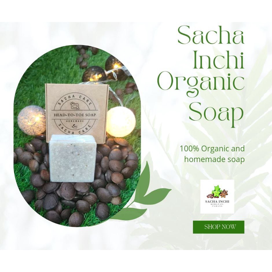 SABUN SACHA INCHI(100% ORGANIC) | Shopee Malaysia