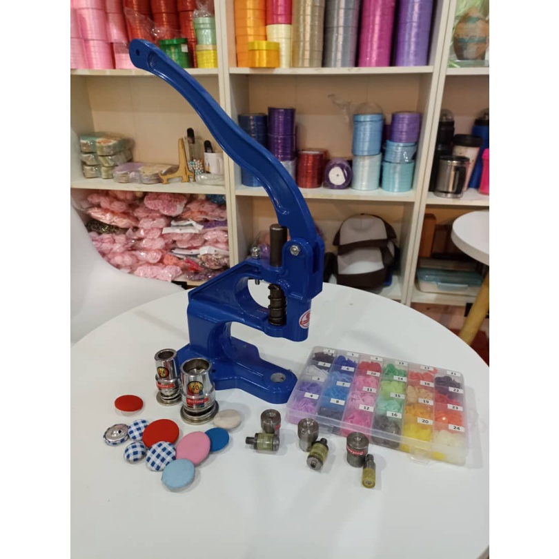 Full Set Mesin Butang Bungkus Butang dan Snap - Mix (5 Acuan) | Shopee ...