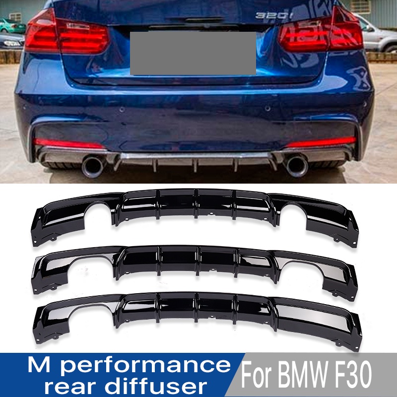 Carbon Fiber M Performance M3 Sport Style Rear Diffuser Bumper Front ...