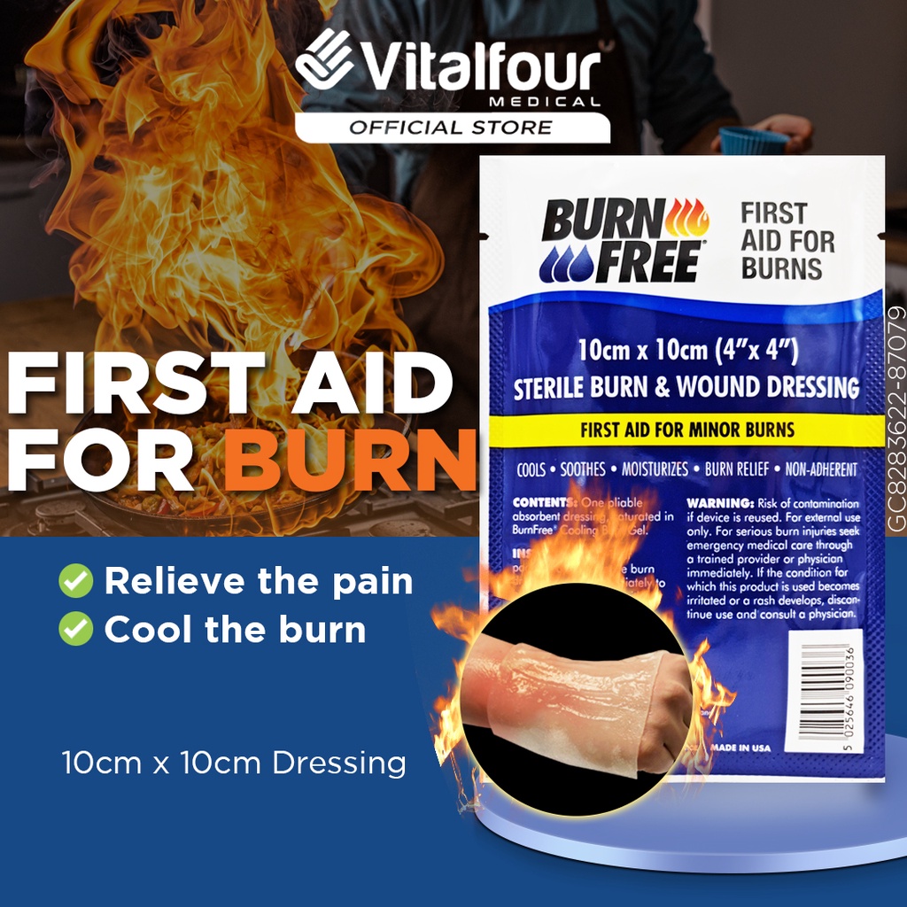 BurnFree BurnShield First Aid Burn Dressing First Aid For Burn(10 cm ...