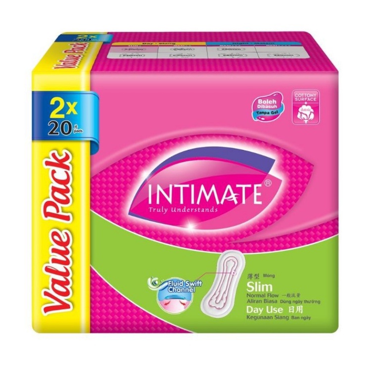 INTIMATE SLIM DAY USE ( 2X20S VALUE PACK ) | Shopee Malaysia
