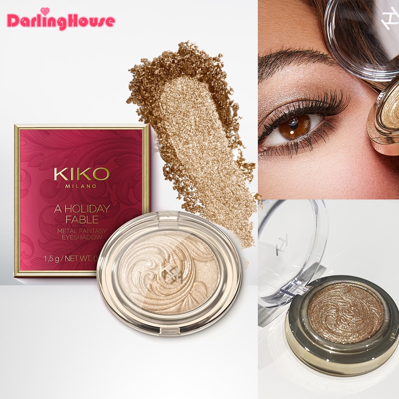 KIKO MILANO A Holiday Fable Metal Fantasy Eyeshadow #02 Enchanting Gold ...
