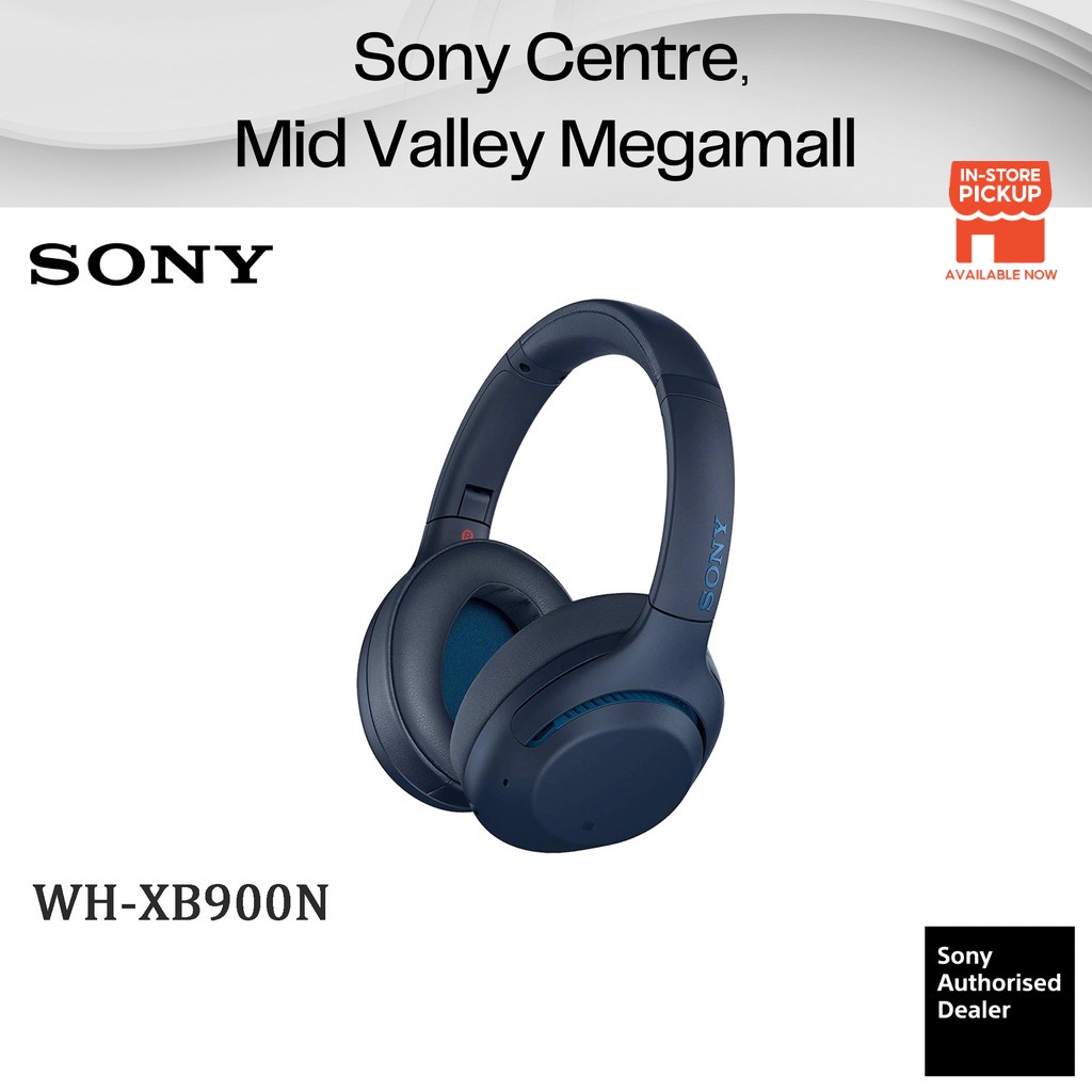 Sony WH-XB900N WHXB900N XB900N Bluetooth Wireless Noise Cancelling ...