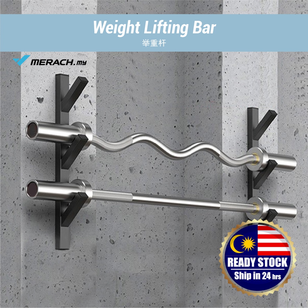 Indoor Outdoor Weight Lifting Bar Workout Gym Sport Exercise Fitness ...