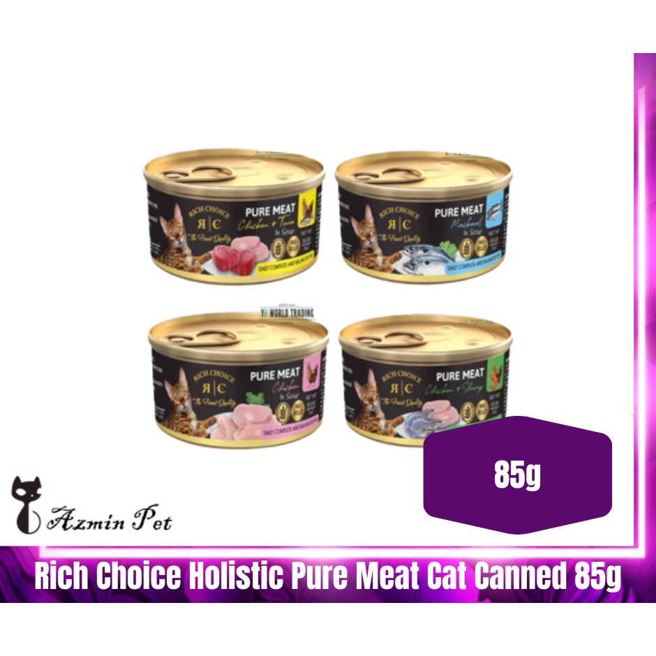 Rich Choice Holistic Pure Meat Cat Canned 85G | Shopee Malaysia