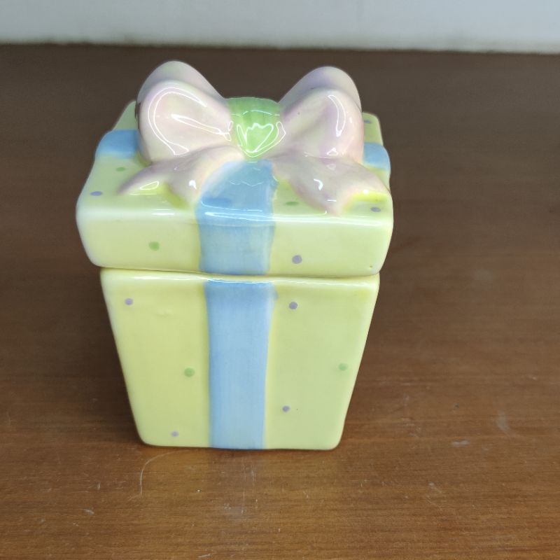 yellow ribbon ceramic storage container (RS2776) | Shopee Malaysia