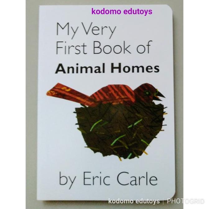 My Very First Book Of Animal Homes By Eric Carle (Board Book) | Shopee ...