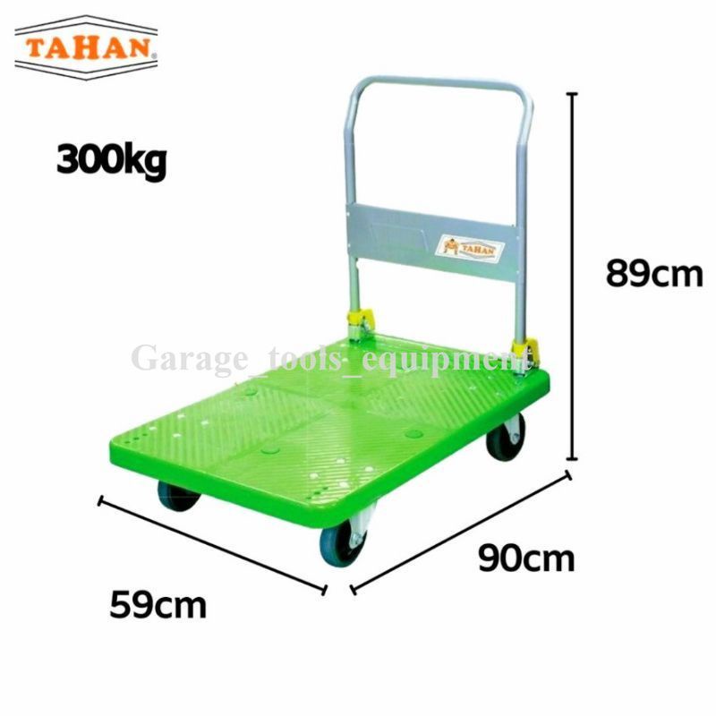 TAHAN 150Kg | 300Kg Heavy Duty Foldable PVC Platform Hand Truck ...