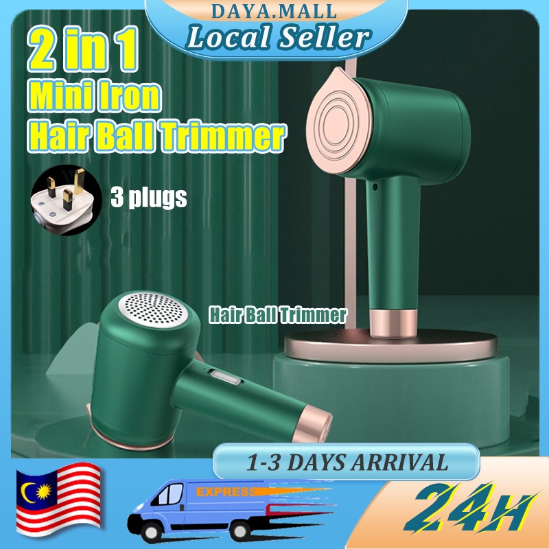 Portable Mini Iron Hair Ball Trimmer Clothing Lint Remover Steam Iron ...