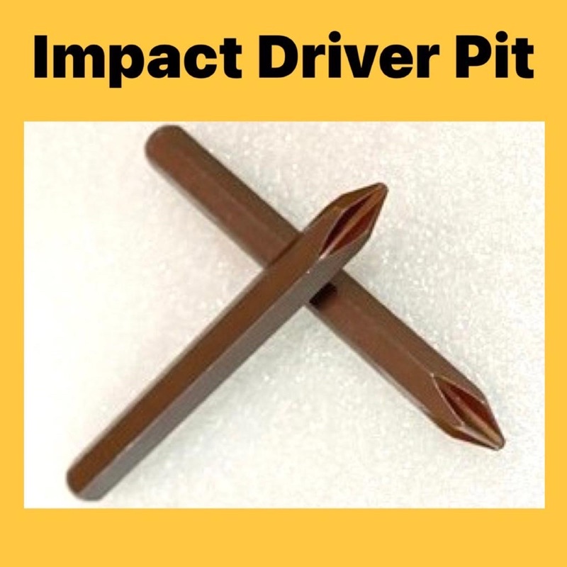 IMPACT BIT MATA IMPACT DRIVER POWER BIT 2X80 / 3X80 TAJAM TUMPUL KASAR ...