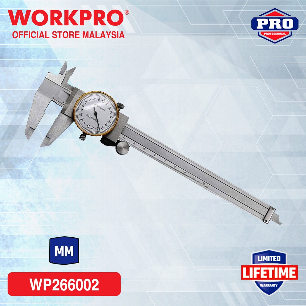 WORKPRO Multiple Measuring Capabilities Dial Caliper (150mm/6 ...