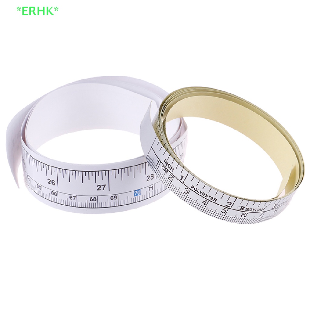 ERHK> 90/151cm Self Adhesive Metric Measure Tape Vinyl Ruler For Sewing ...