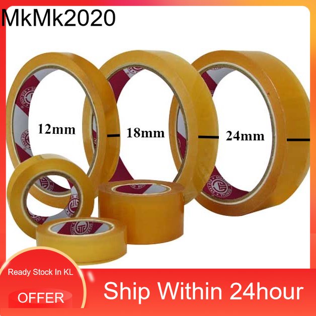 Stationery Tape Opp Tape Clear Tape Transparent Stationery Tape 12/18 ...