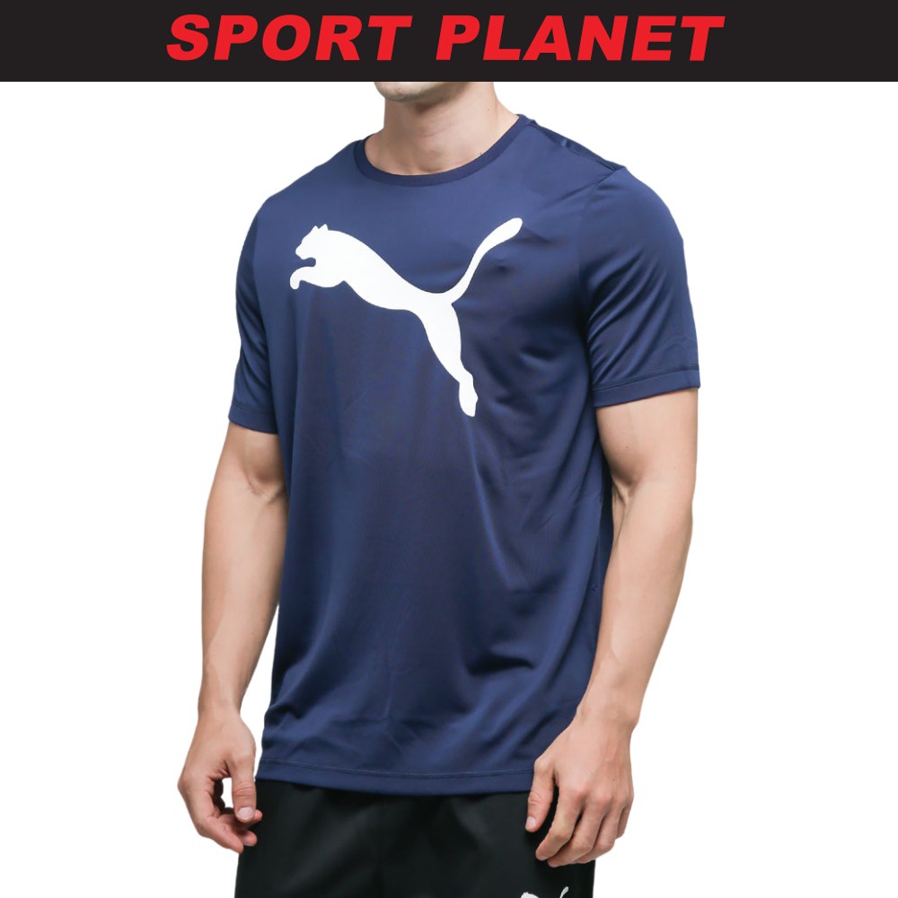Puma Men Active Big Logo Tee Shirt Baju Lelaki (586724-06) Sport Planet ...
