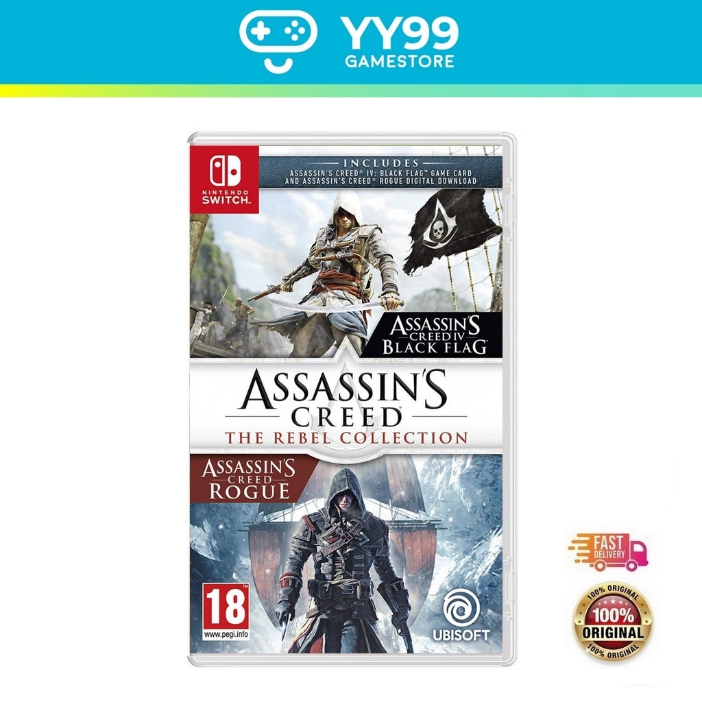 NSW Nintendo Switch Assassin's Creed The Rebel Collection Eng/Chi ...