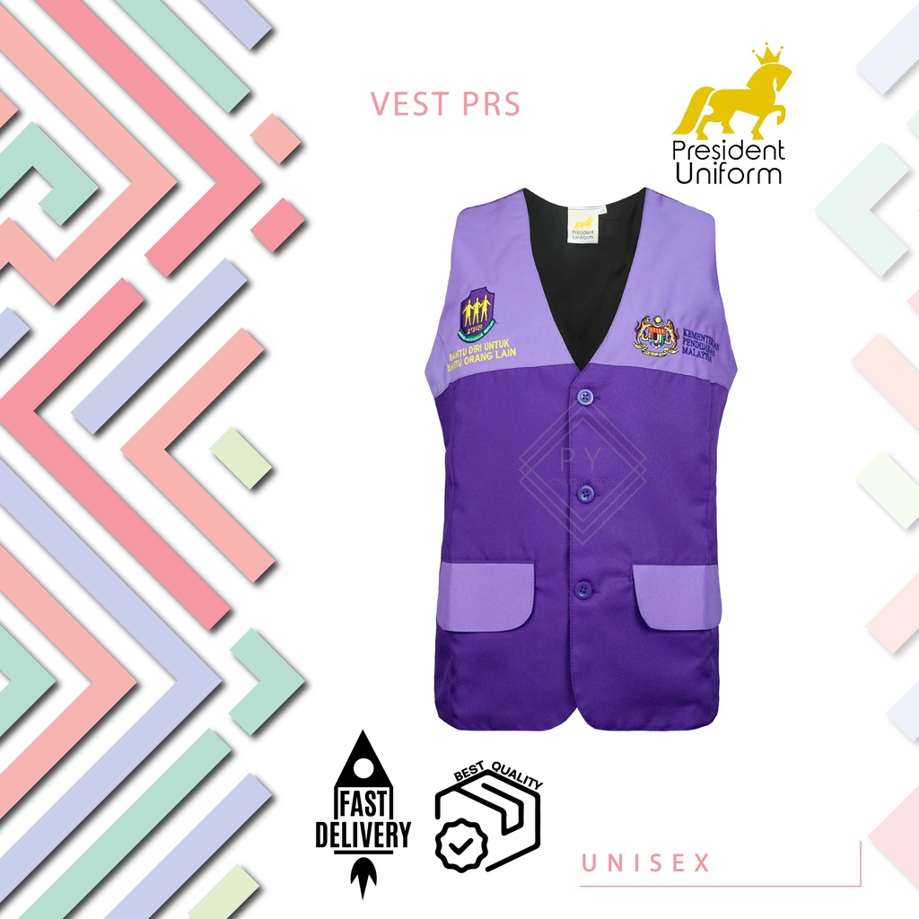 VEST PRS SIAP SULAM READY STOCK !!! VEST SEKOLAH RENDAH DAN MENENGAH ...