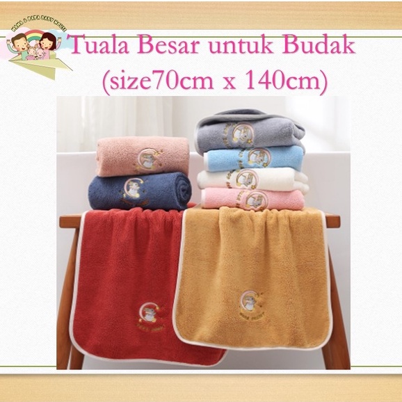 Tuala Budak Towel Baby Newborn Kids Towel Newborn Baby Soft Rabbit Cute ...