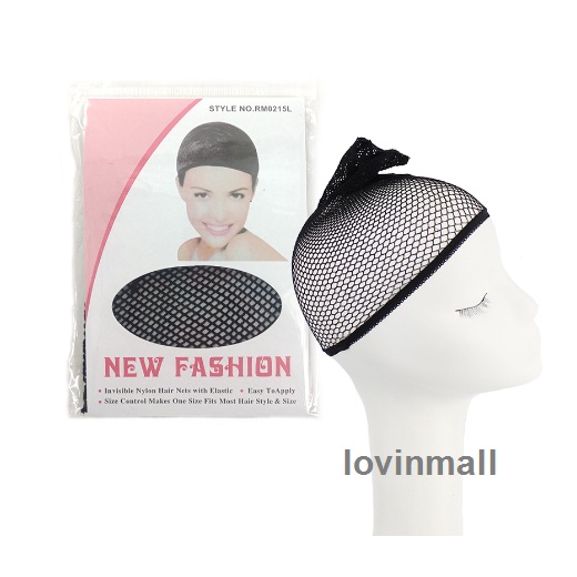 Hair wig cap hair net accesories hair caps head cover elastic penutup ...