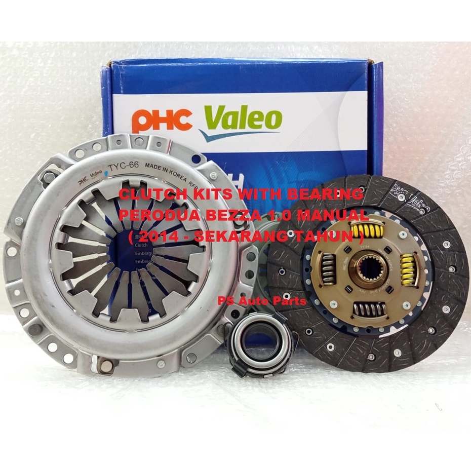 Perodua Bezza Manual Clutch Kit Set PHC Valeo Clutch Plate TCO PHC ...