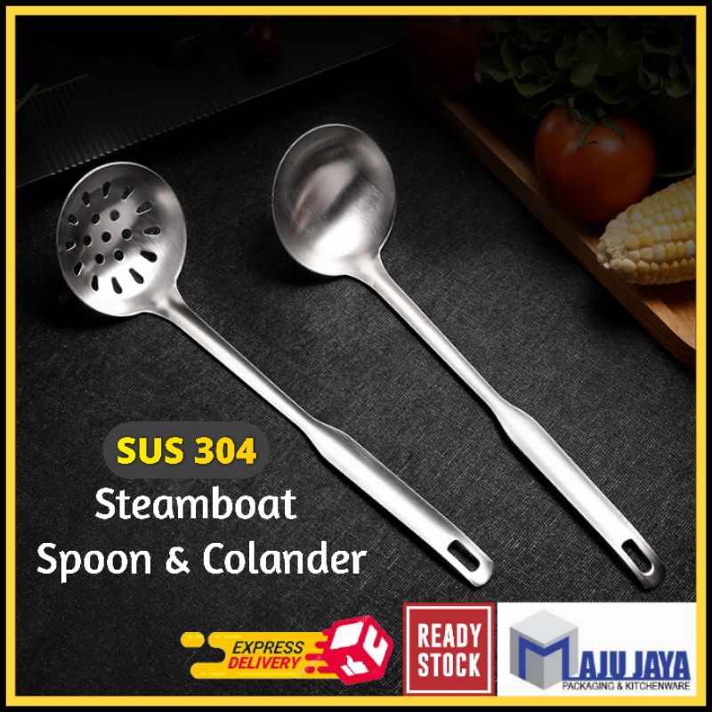 Steamboat Spoon & Colander SUS304 Stainless Steel Kitchen Hotpot ...